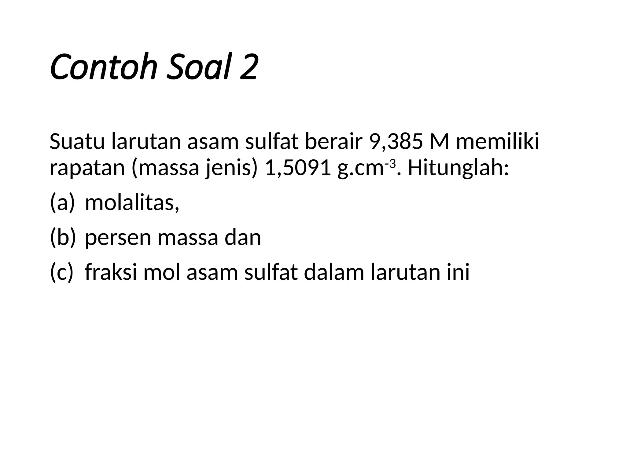 PPT Larutan dan Sifat-sifatnya Matakuliah Kimia Umum | PPTX