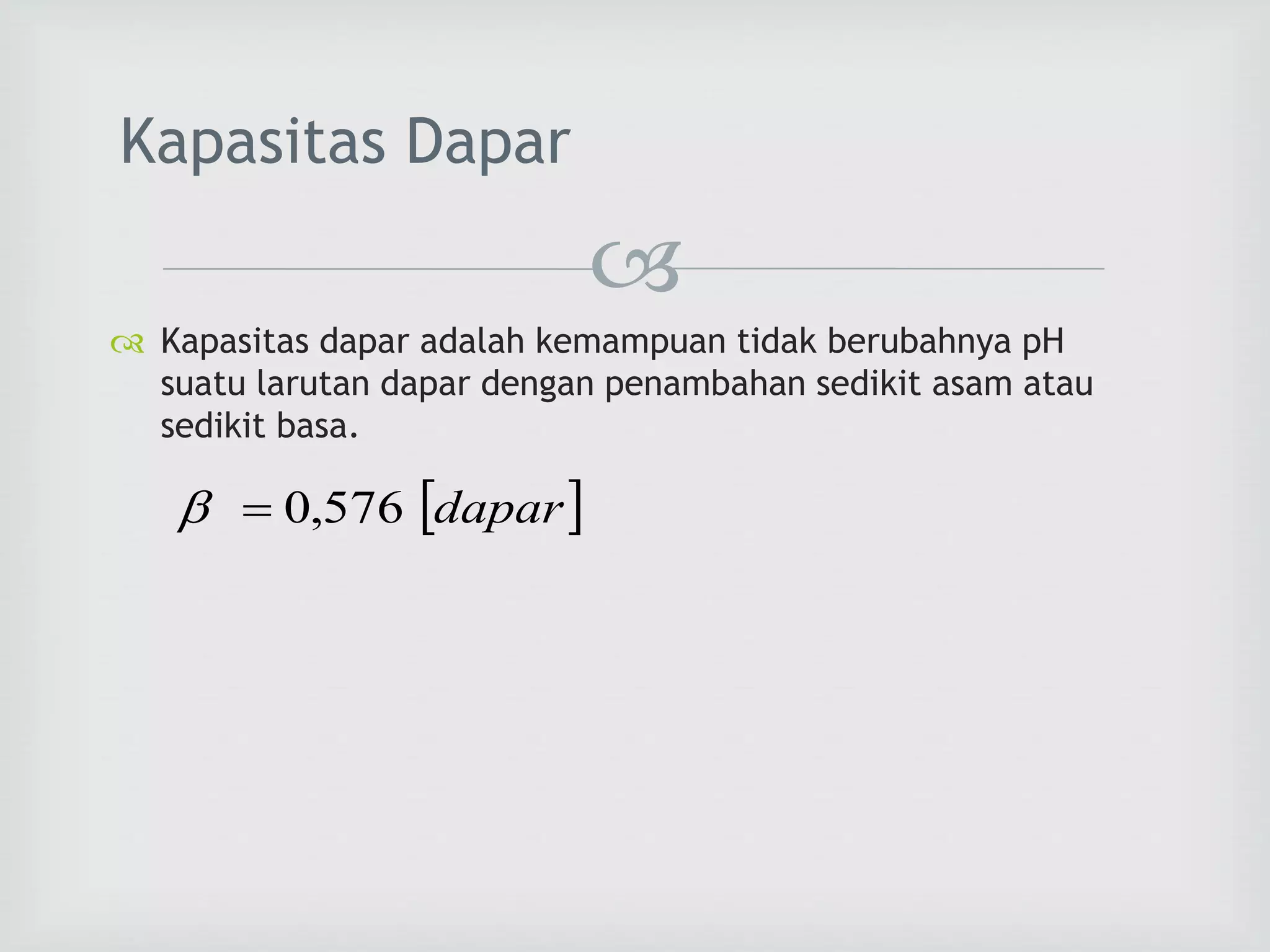 Larutan Dapar Farmasi Fisika 2020 | PPTX