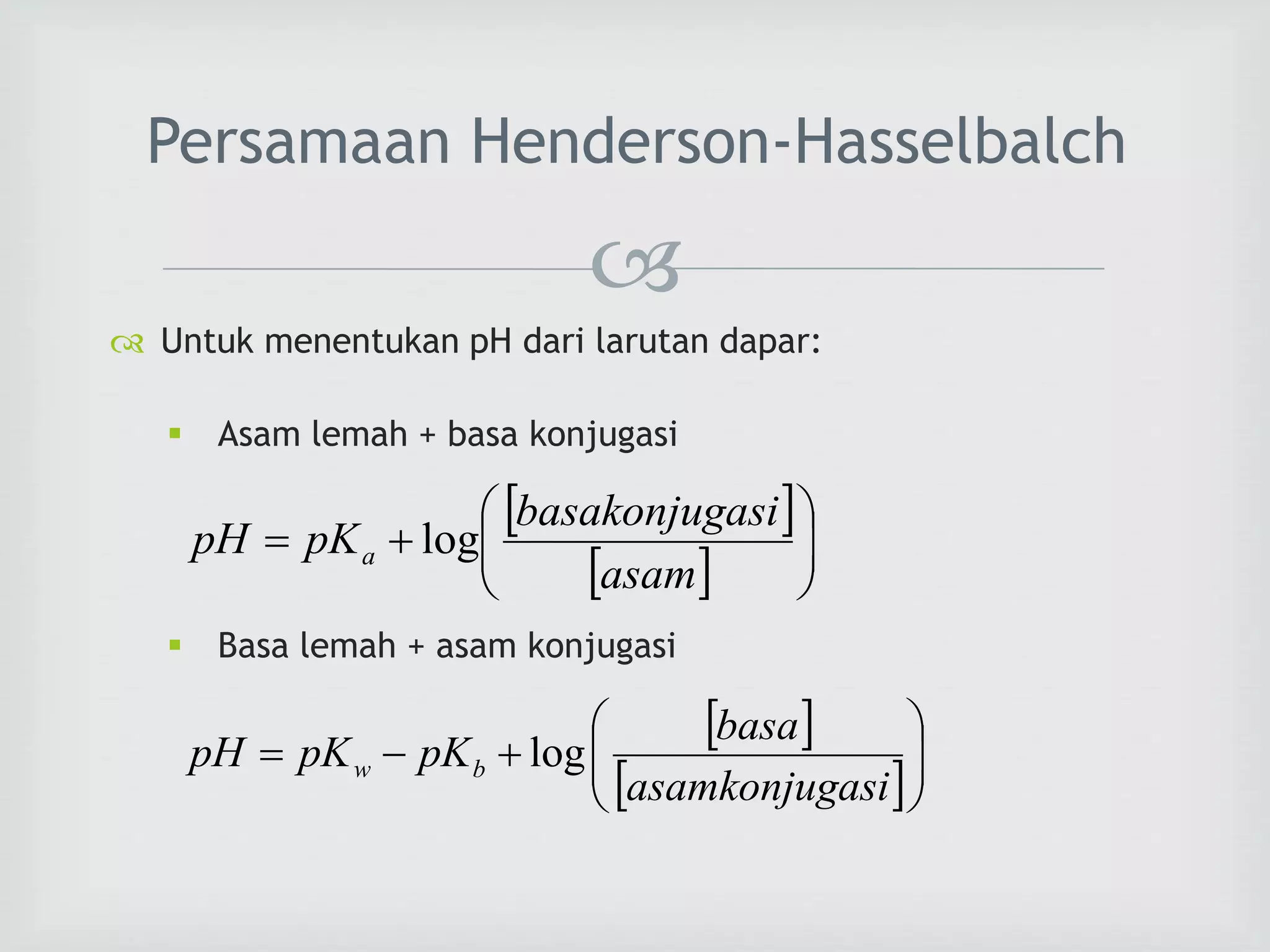 Larutan Dapar Farmasi Fisika 2020 | PPTX