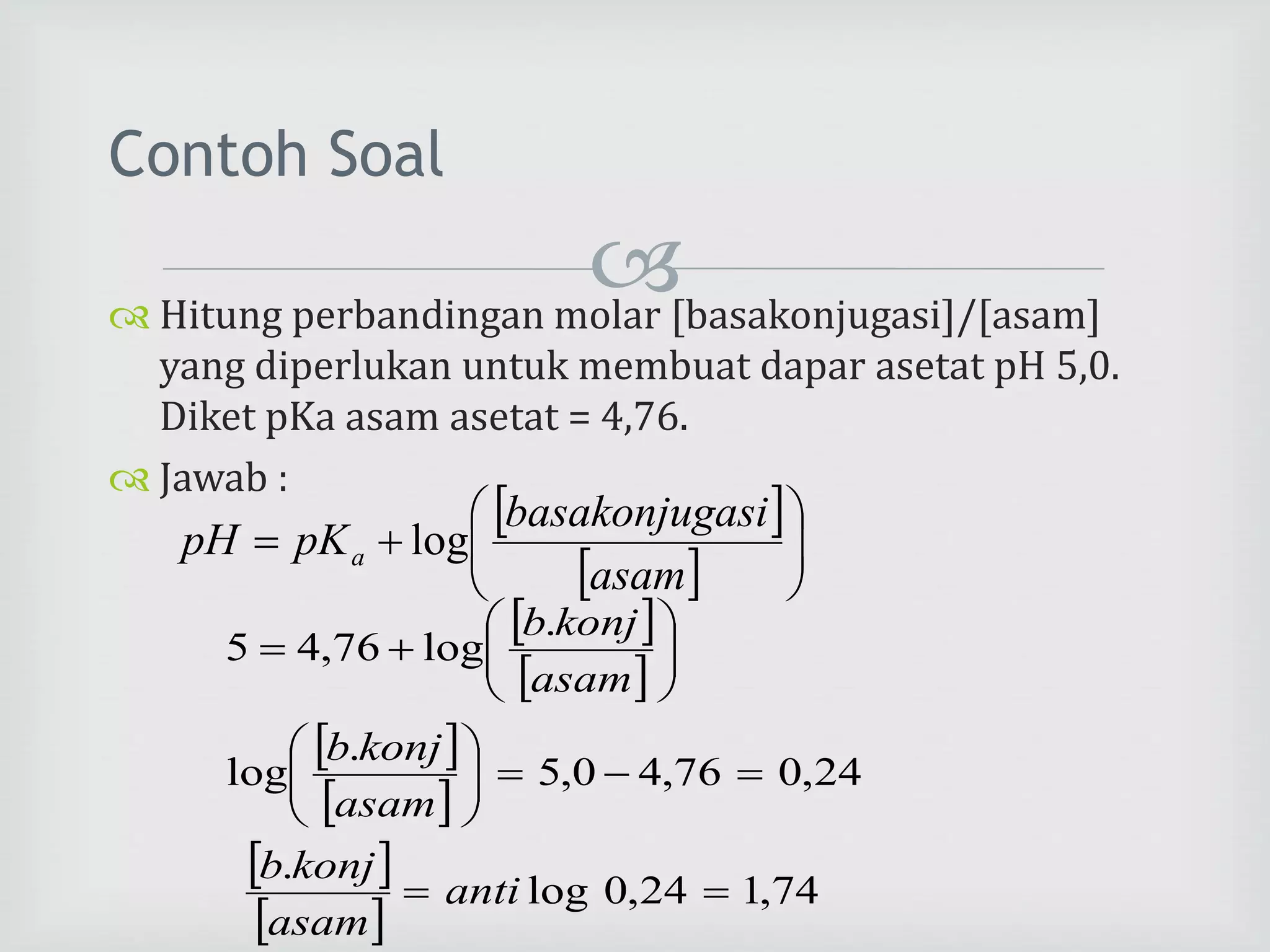 Larutan Dapar Farmasi Fisika 2020 | PPTX