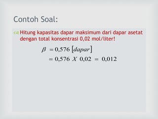 Larutan Dapar Farmasi Fisika 2020 | PPTX