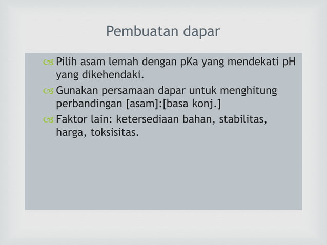 Larutan Dapar Farmasi Fisika 2020 | PPTX