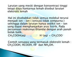 Larutan elektrolit it dan ict | PPT