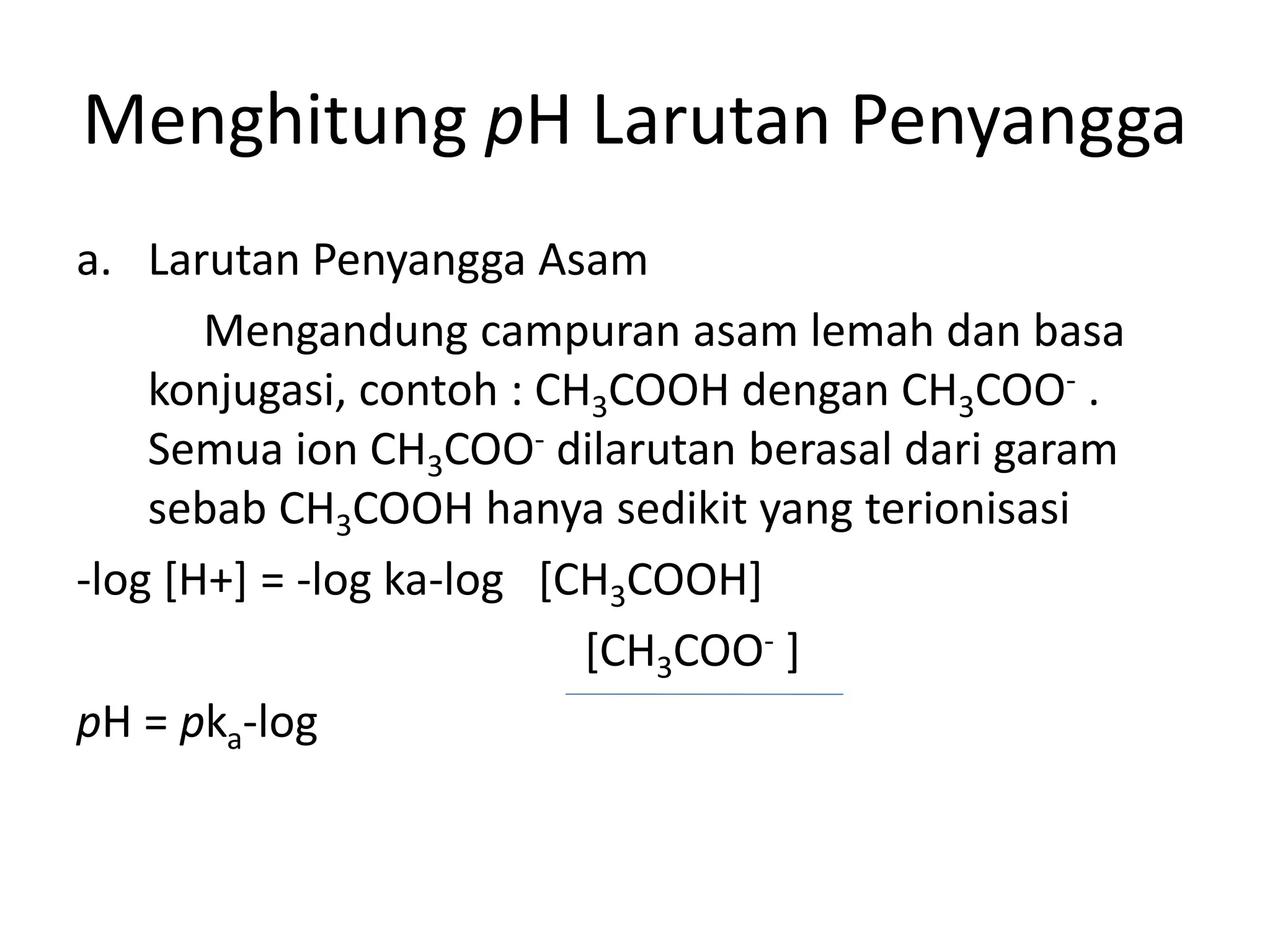 Larutan penyangga | PPT