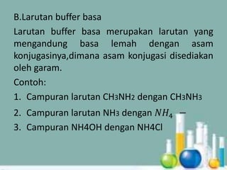 Larutan penyangga | PPTX