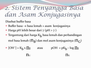 Larutan penyangga(buffer) | PPTX