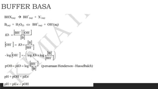 Larutan penyangga (buffer) | PPTX