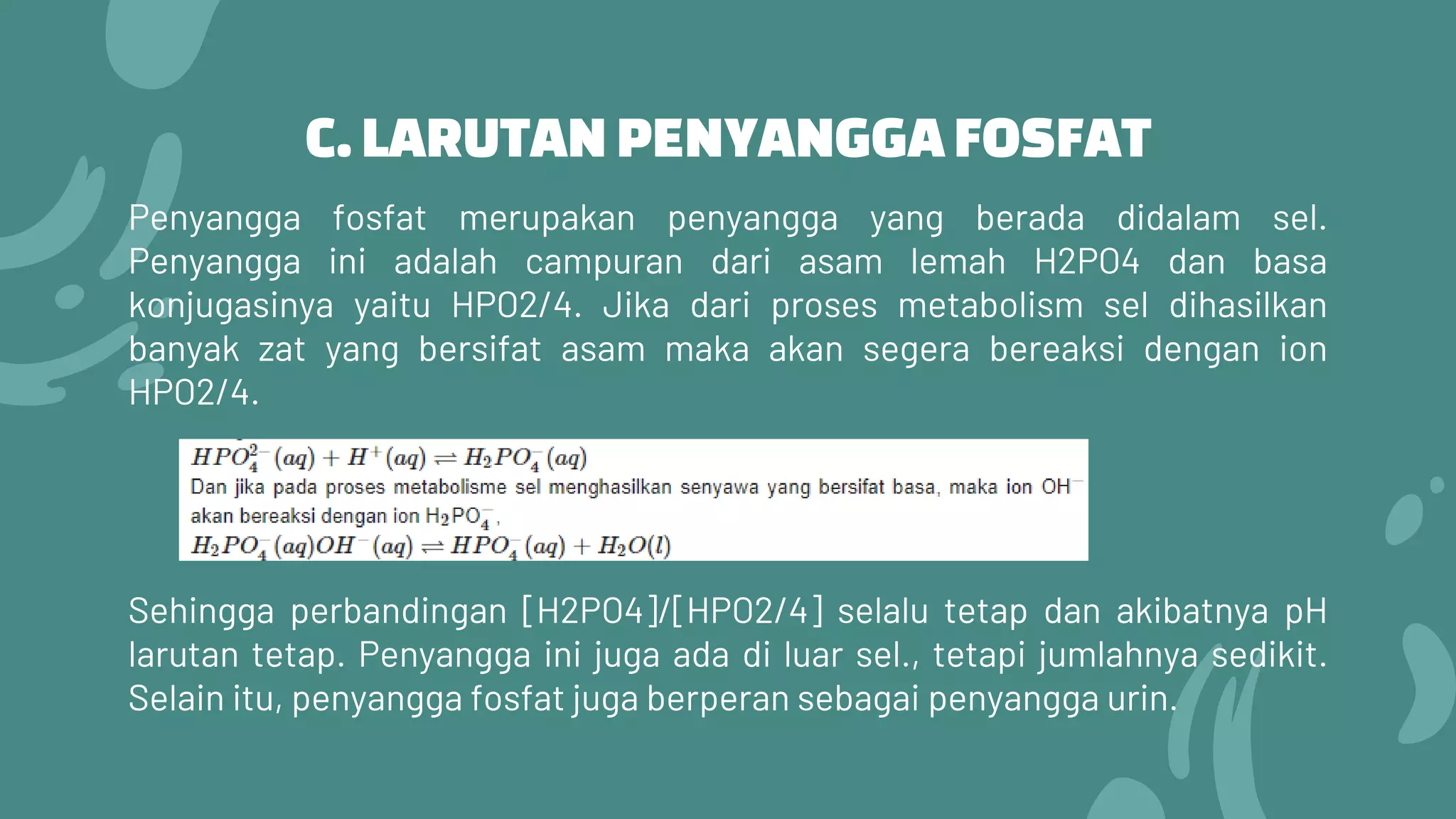 Larutan penyangga dalam kehidupan sehari hari | PPTX
