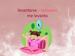 La rutina diaria | PPTX | Food & Drink