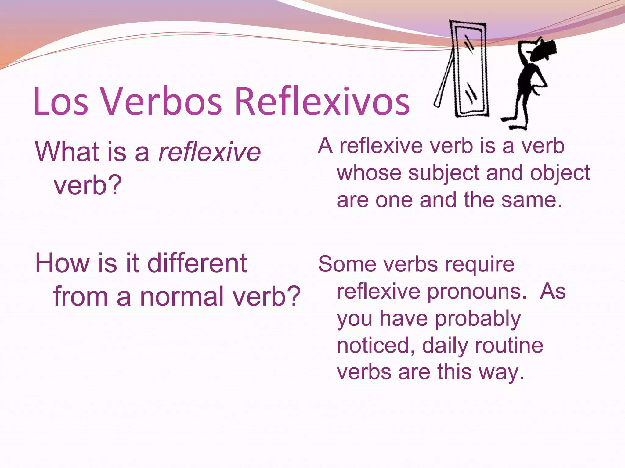 La rutina diaria verbos reflexivos | PPT