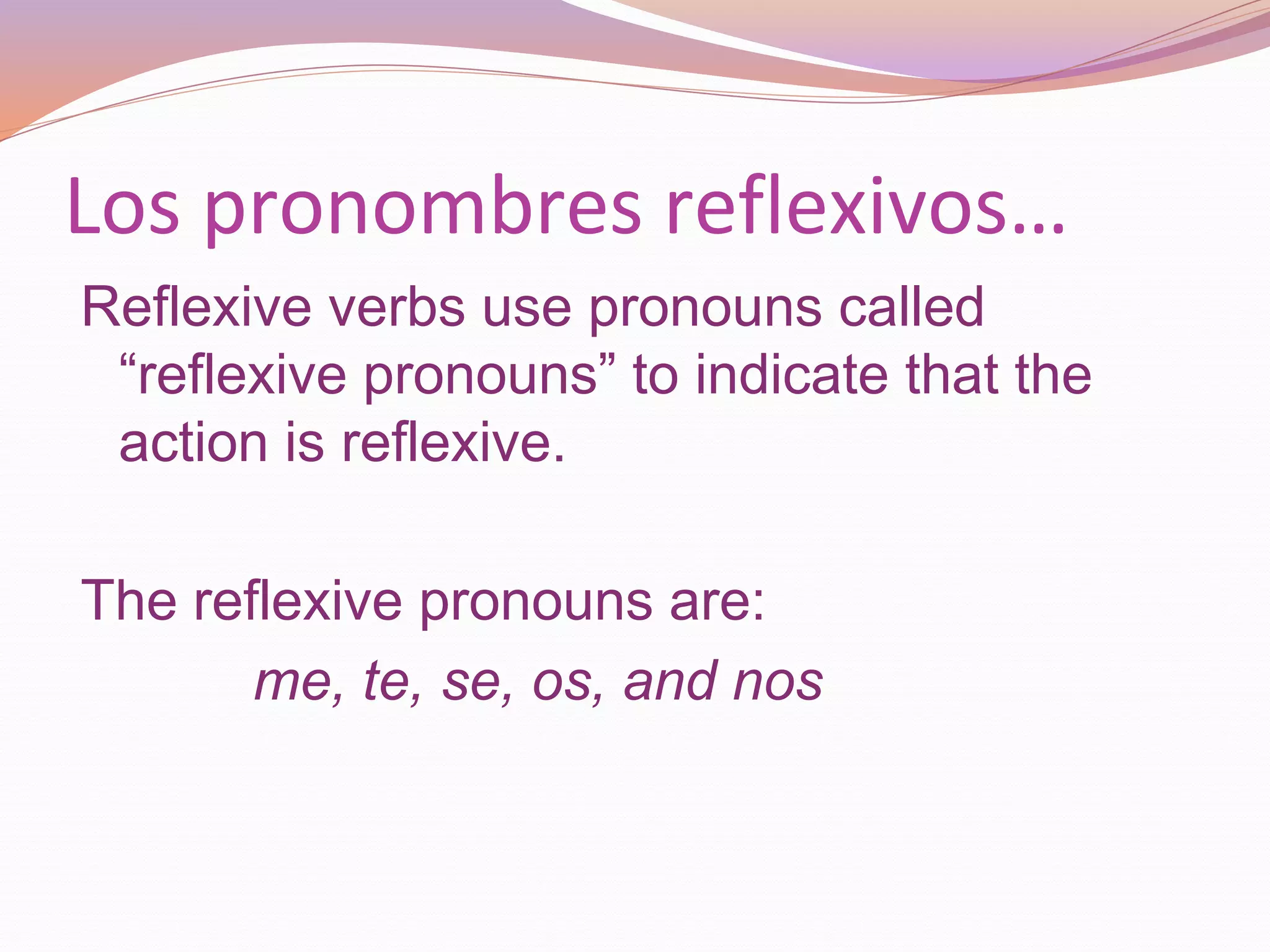 La rutina diaria verbos reflexivos | PPT