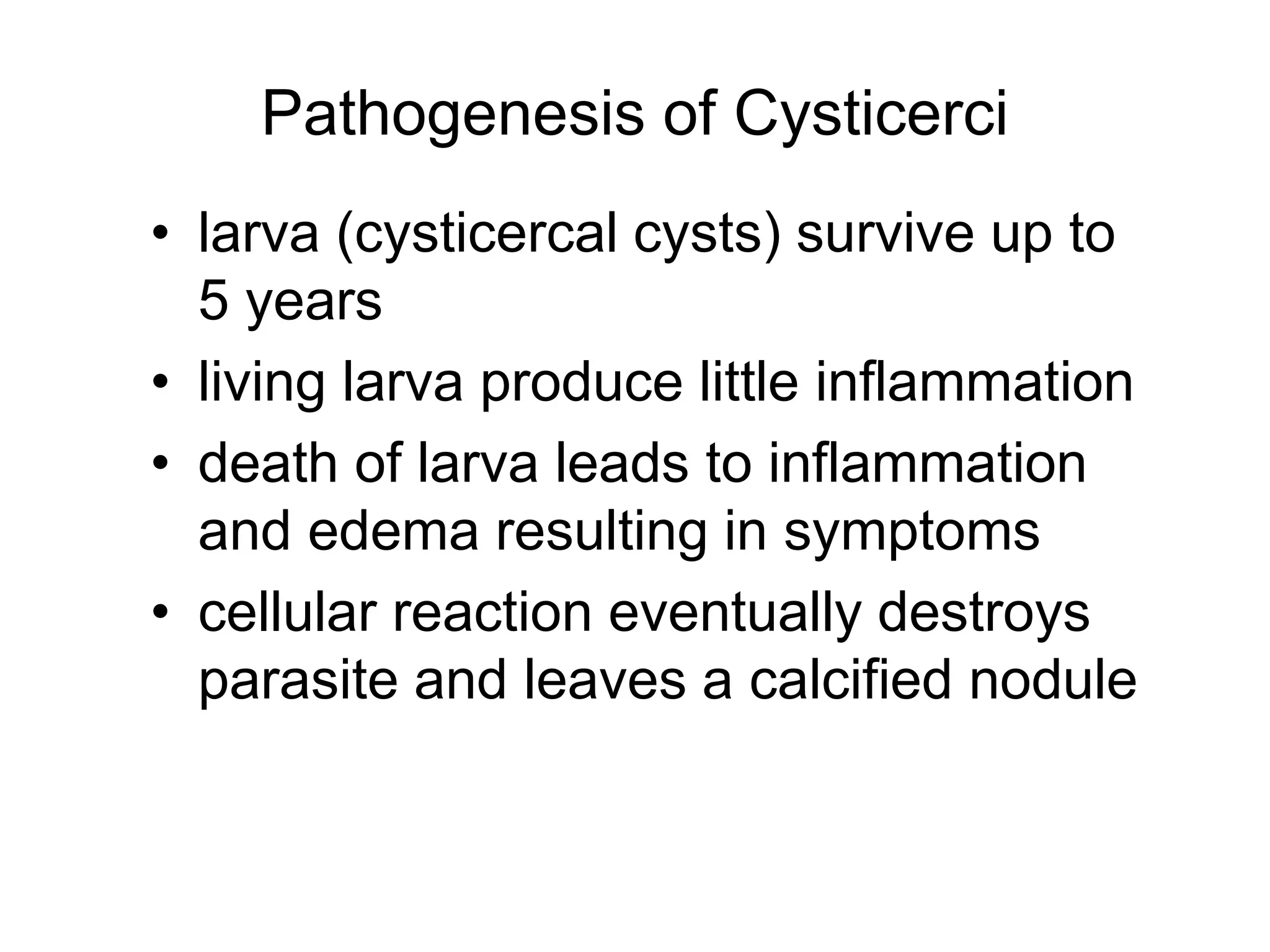 Larval cestodes who cause diseases to humans | PPTX