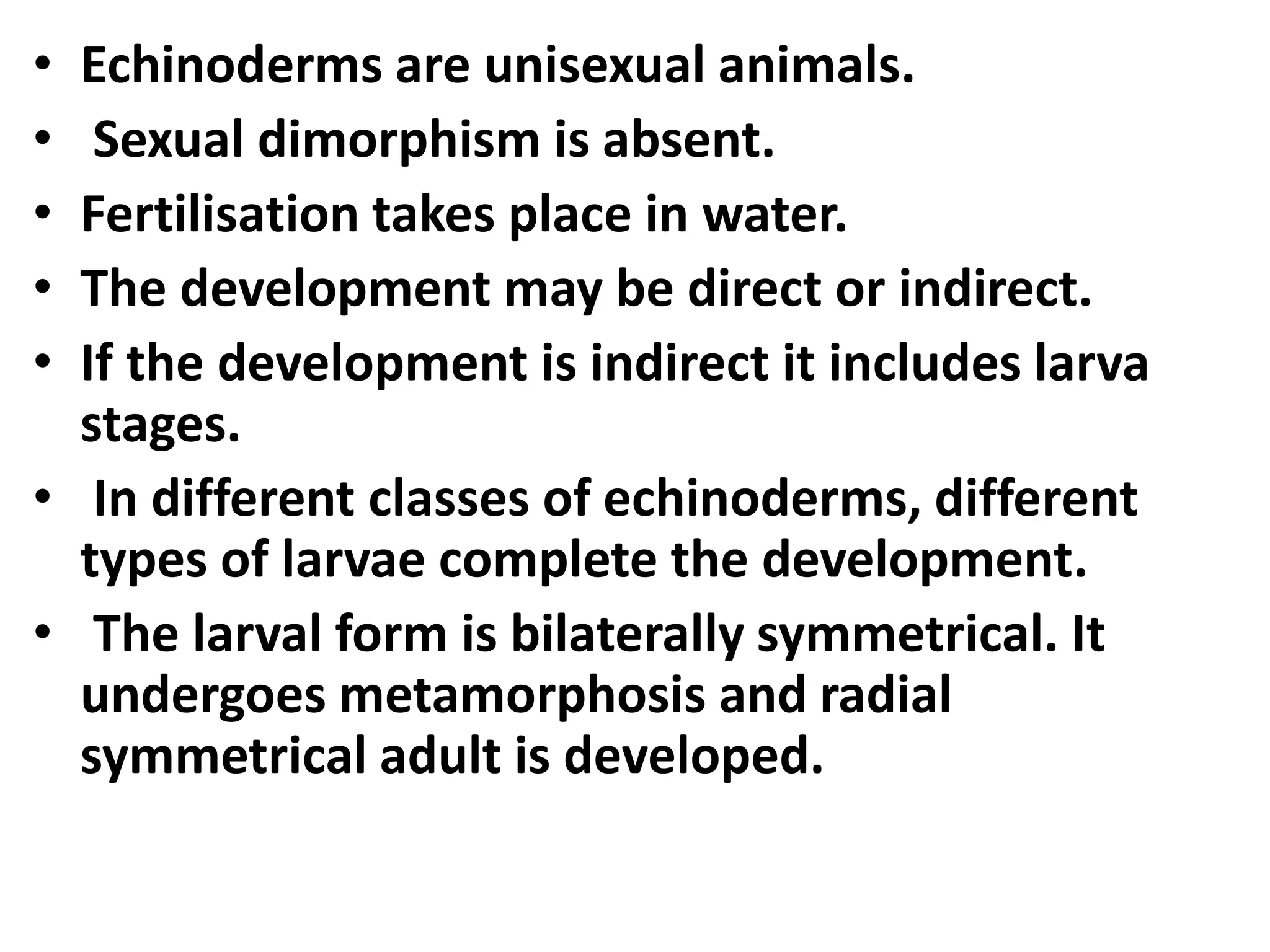 Larval forms in echinodermata | PPTX