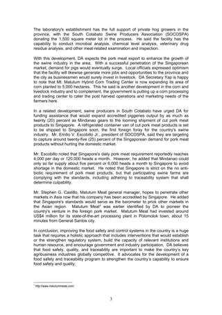 Lary nel abao traceability systems final report | PDF