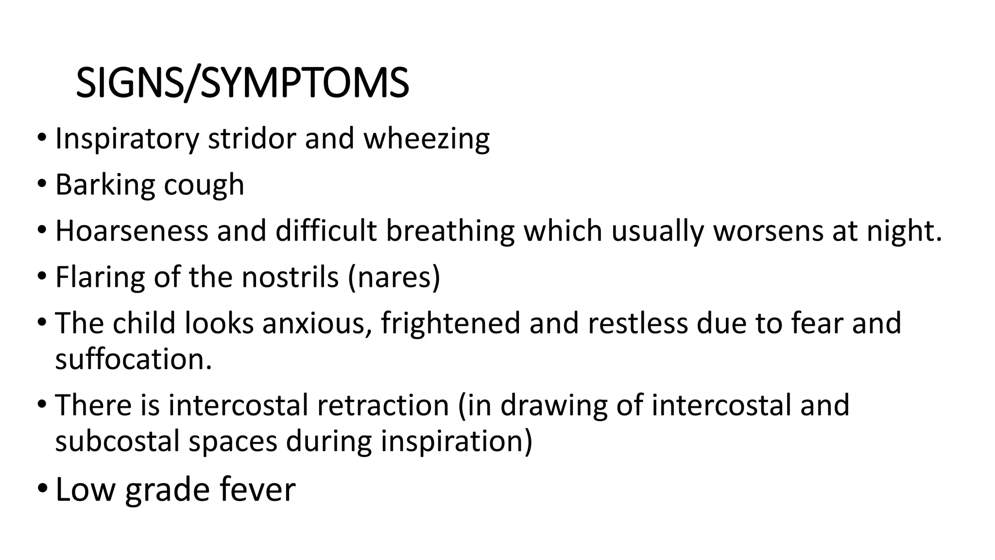 Laryng0 tracheal bronchitis (croup). | PPTX