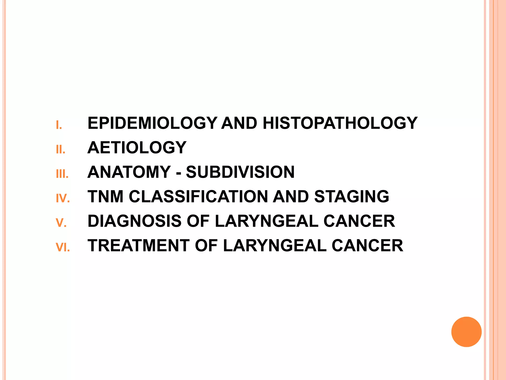 Laryngeal cancer | PPTX
