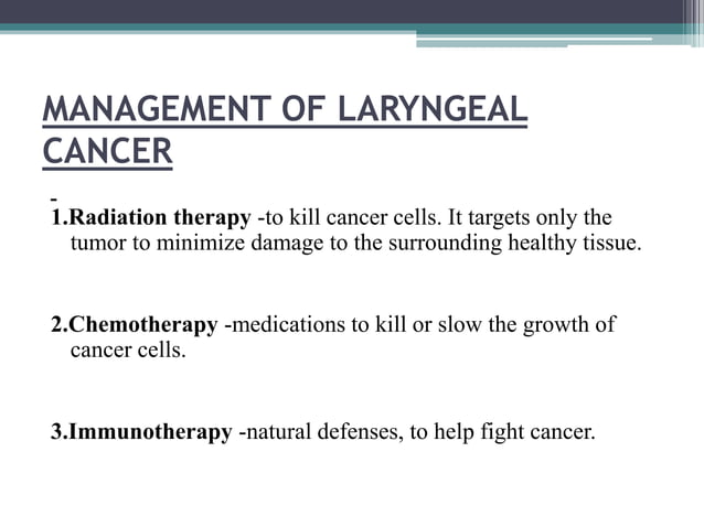 LARYNGEAL CANCER.pptx Prepared by Neha Kewat | PPT