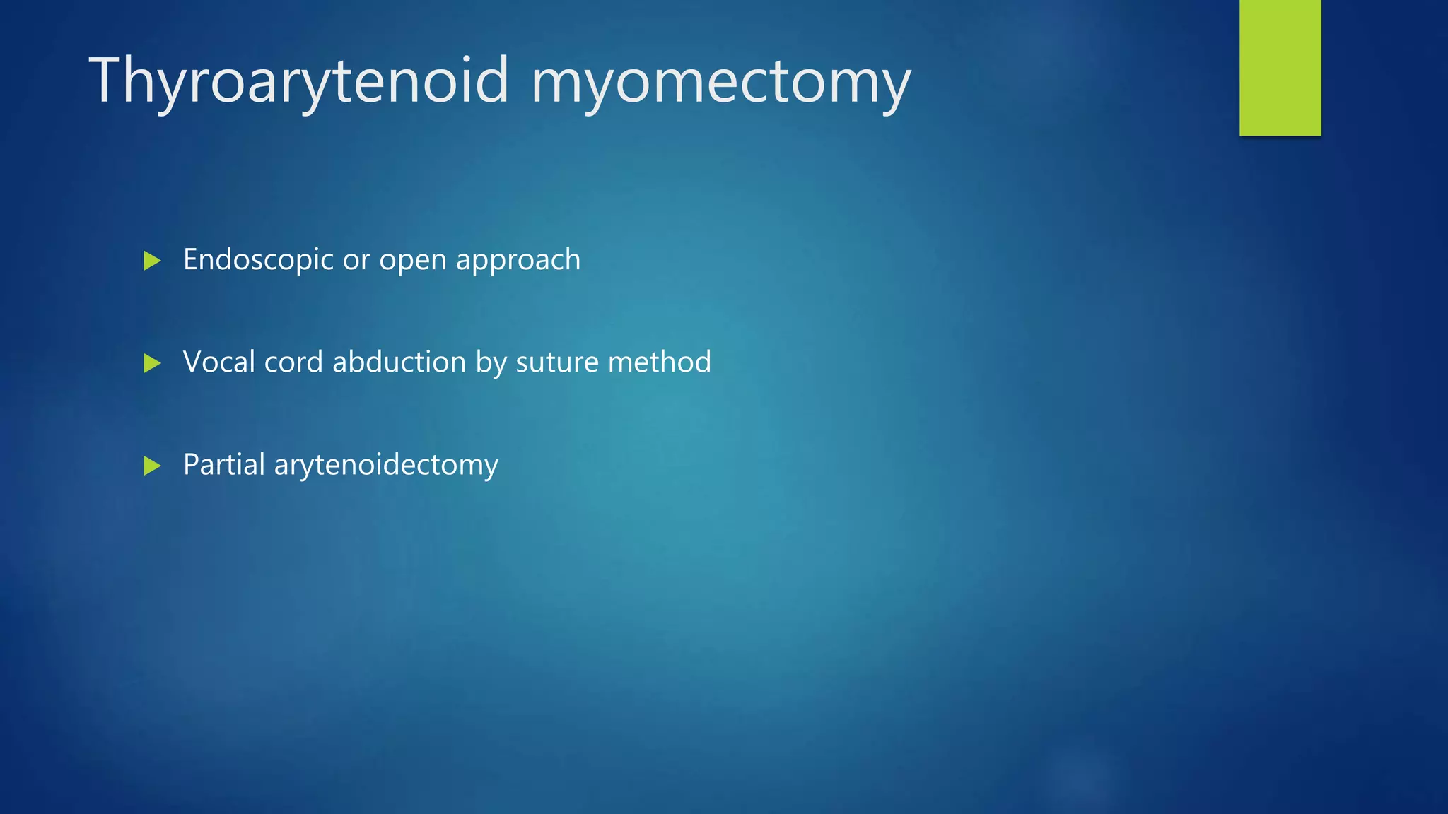 Laryngeal framework surgery | PPTX