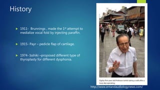 Laryngeal framework surgery | PPTX