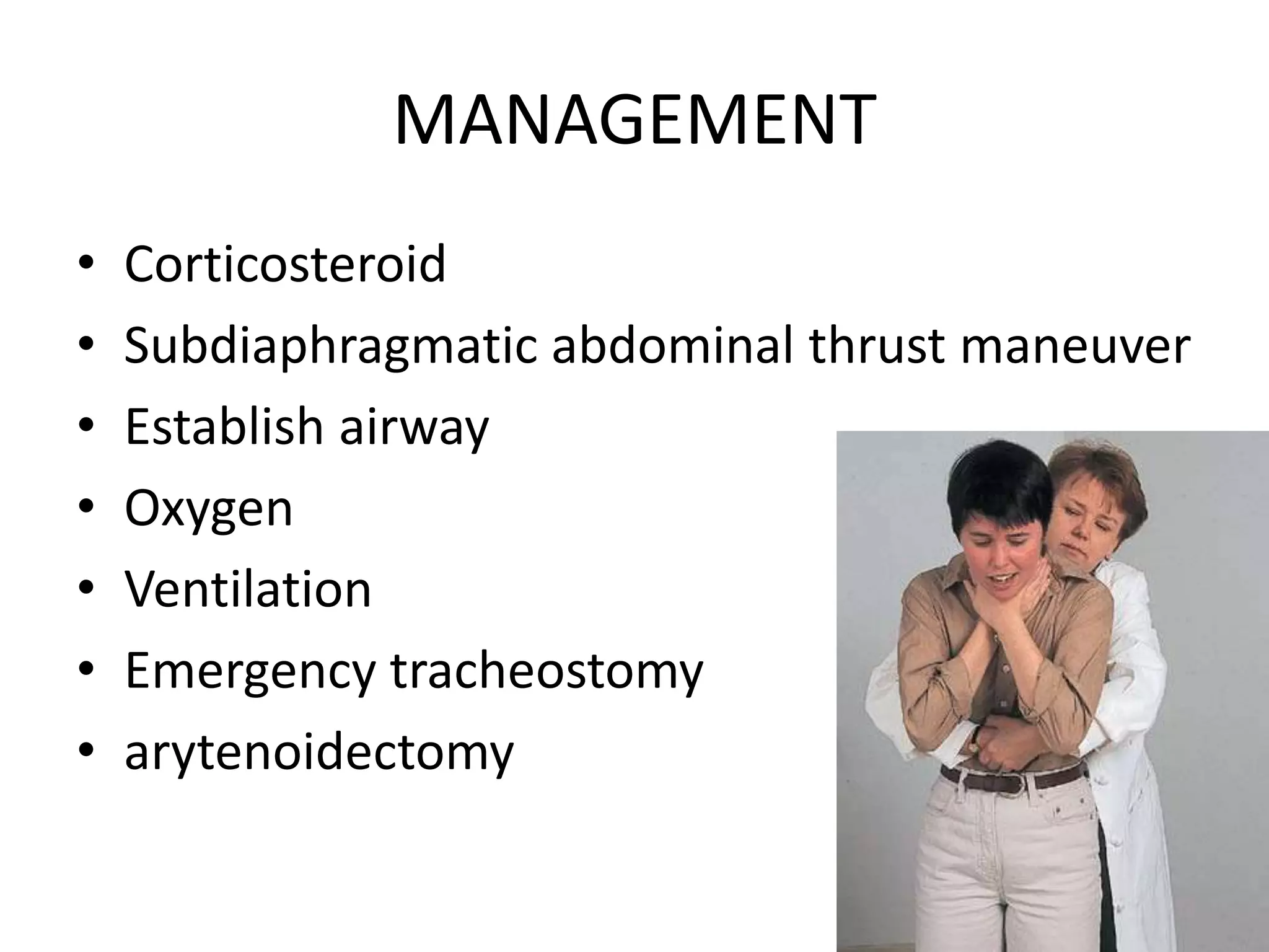Laryngeal obstruction | PPTX
