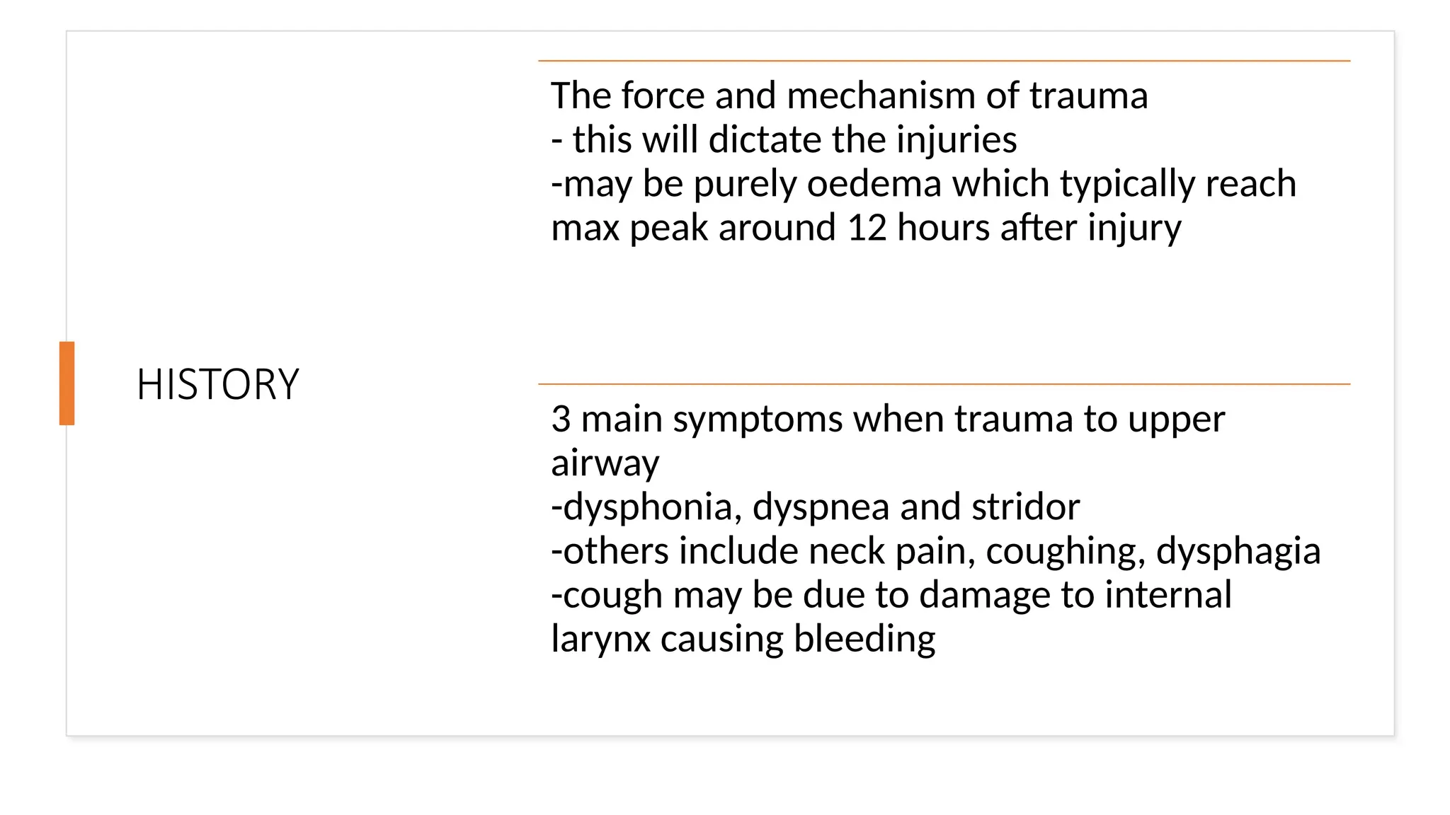 laryngotracheal trauma by dr syafiqah kamel | PPT