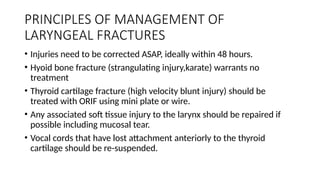 laryngotracheal trauma by dr syafiqah kamel | PPT
