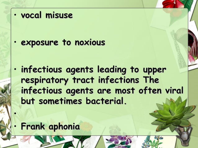 Laryngitis | PPT | Ear, Nose and Throat Conditions | Diseases and ...