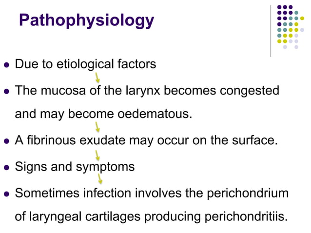 laryngitis.ppt | Ear, Nose and Throat Conditions | Diseases and Conditions