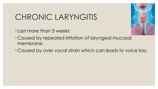 Nursing management of patient with laryngitis.pptx