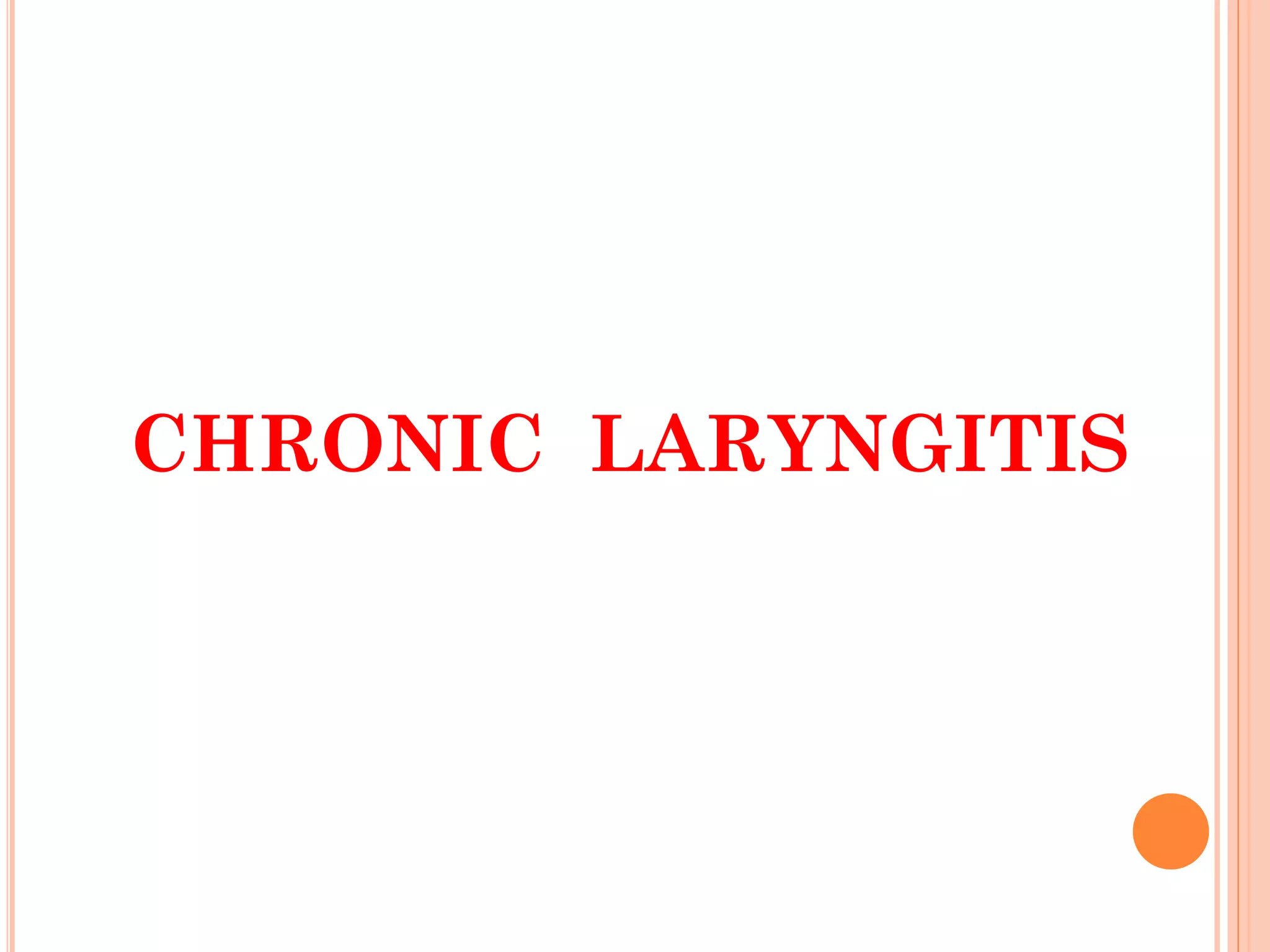 Laryngitis | PDF