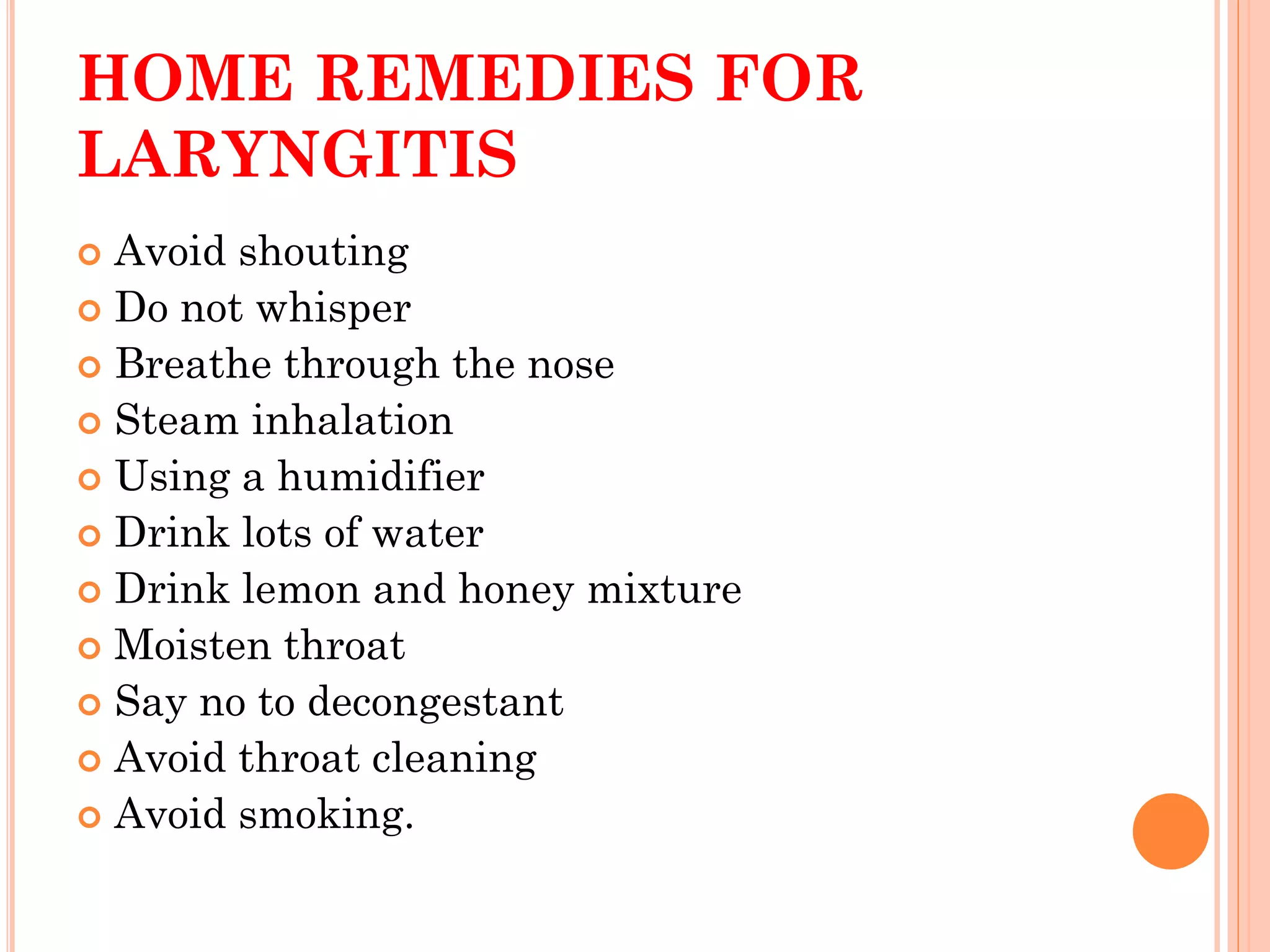 Laryngitis | PDF