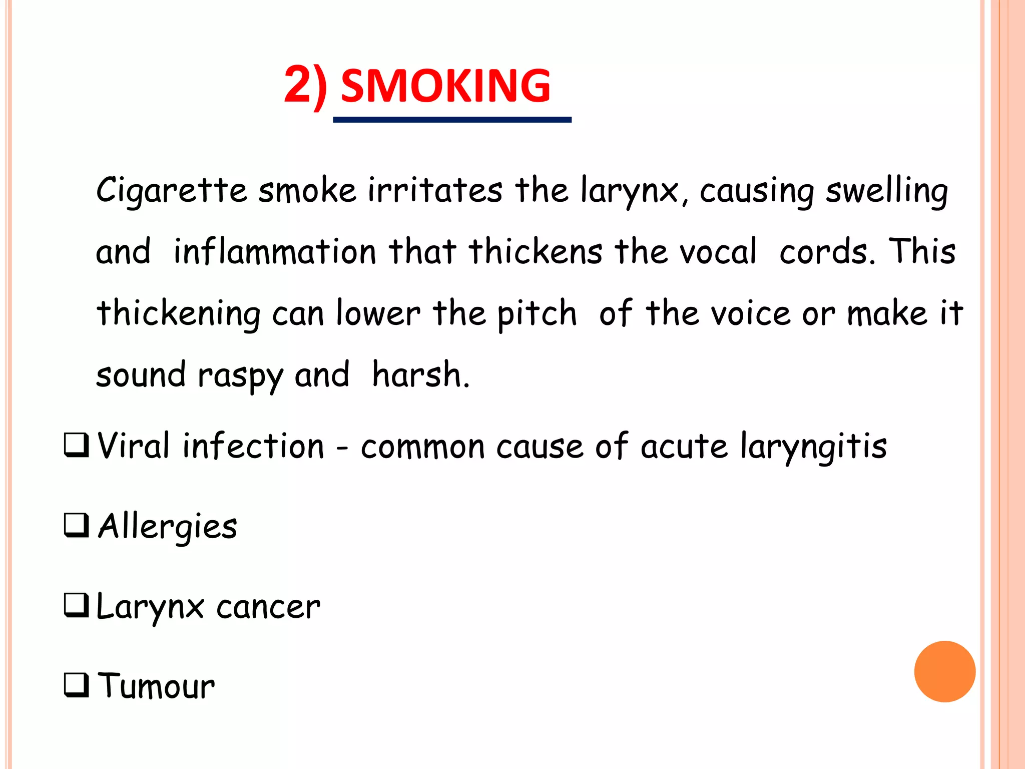 Laryngitis | PDF