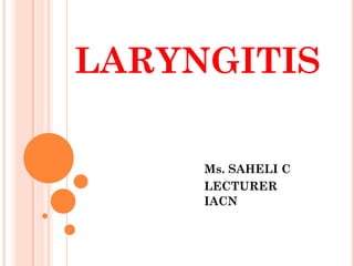 Laryngitis | PDF