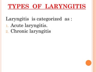 Laryngitis | PDF