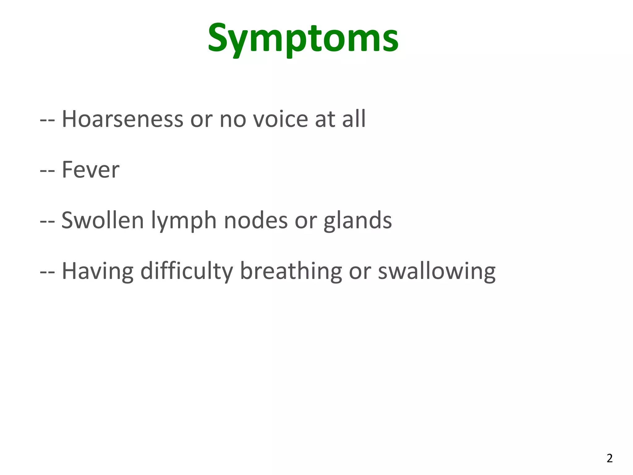 Laryngitis | PPTX