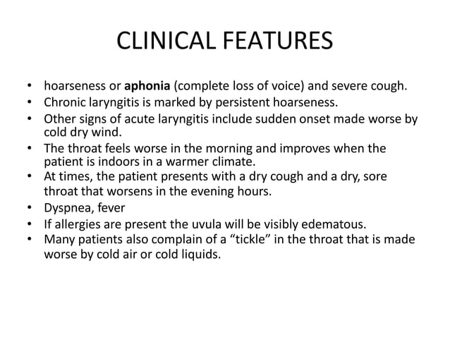 laryngitis ahn.adult health nursing adult | PPTX