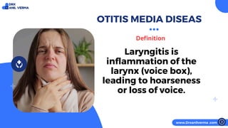 Laryngitis disease Treatment,symptoms and privention | PDF