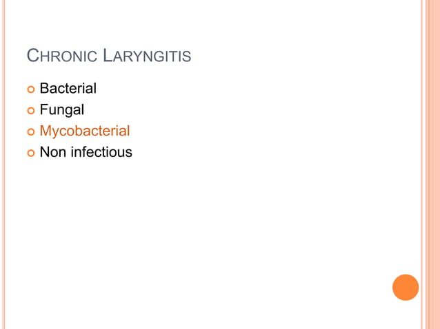 Laryngitis | PPTX