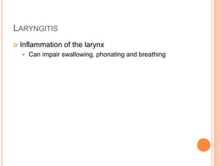 Laryngitis | PPTX