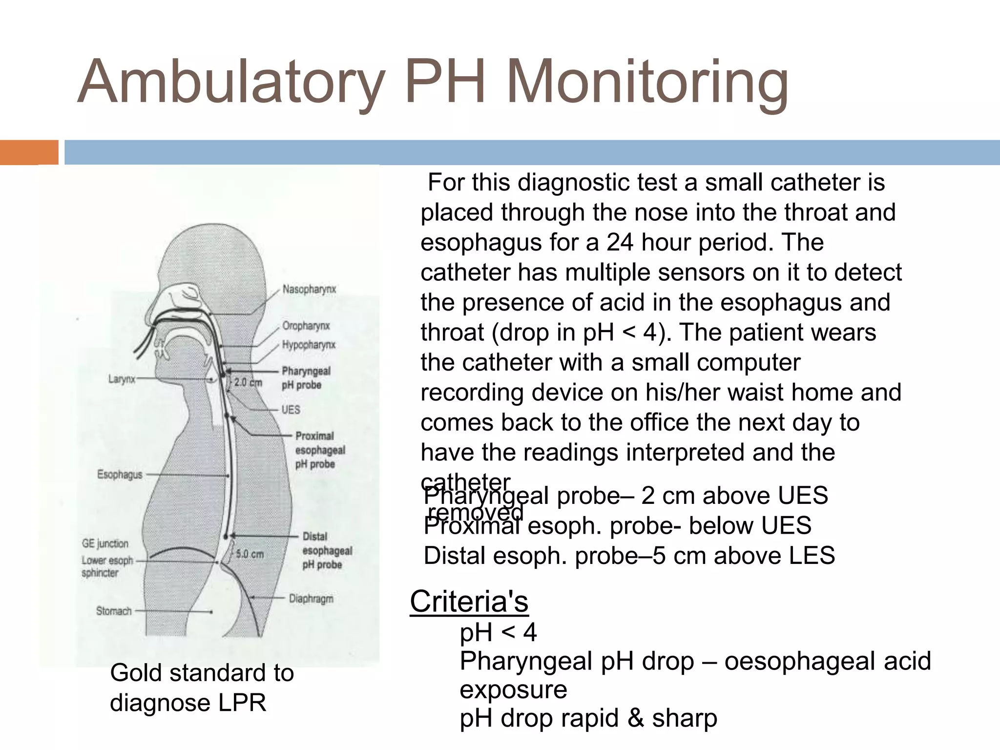 Laryngo pharyngeal reflux (lpr) | PPTX | Ear, Nose and Throat Conditions | Diseases and Conditions