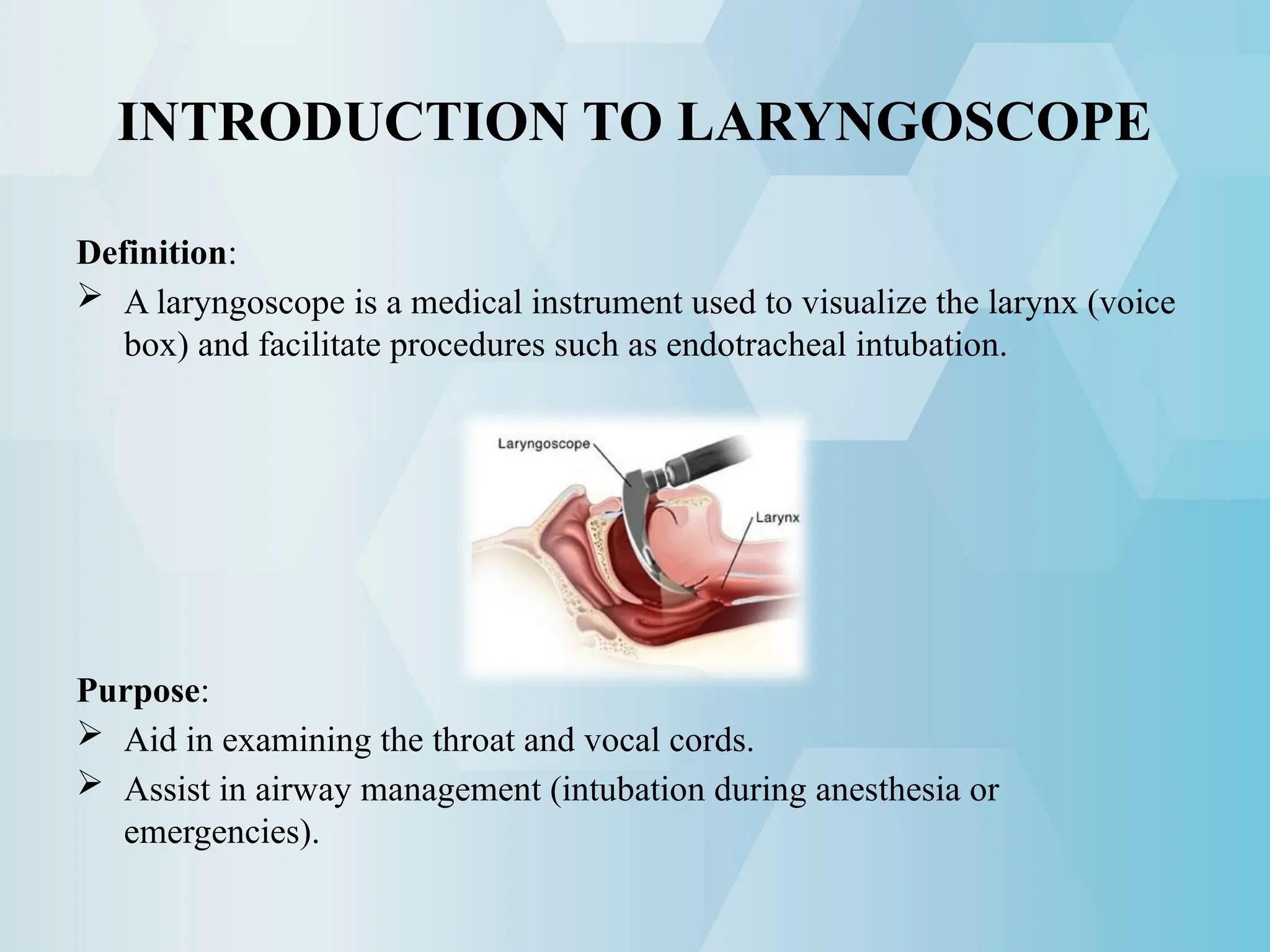 Laryngoscopes: Classification, Clinical Application, and Innovations in ...