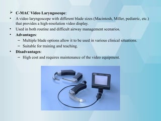 Laryngoscopes: Classification, Clinical Application, and Innovations in ...