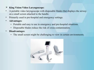 Laryngoscopes: Classification, Clinical Application, and Innovations in ...