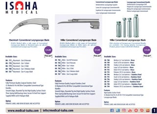 Laryngoscope Catalogue | PPT
