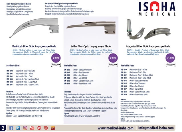 Laryngoscope Catalogue | PPT