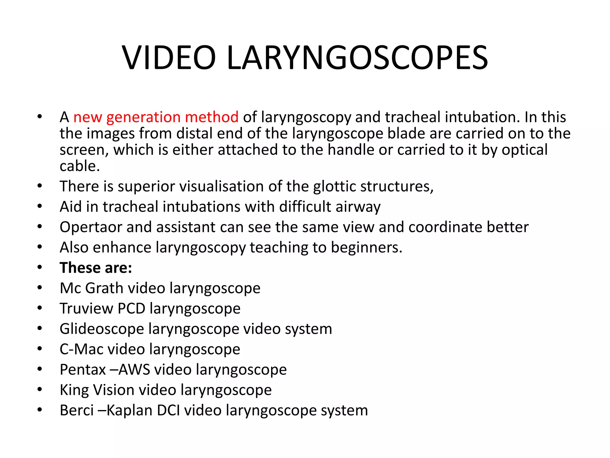 laryngoscope class by Dr Sandeep Singh Jadon ppt.pptx | Operating ...