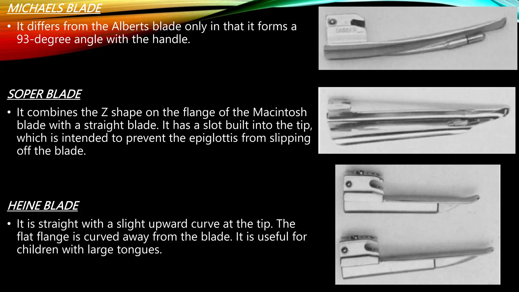 Laryngoscopes and types of laryngoscope and how to use fiberoptic ...