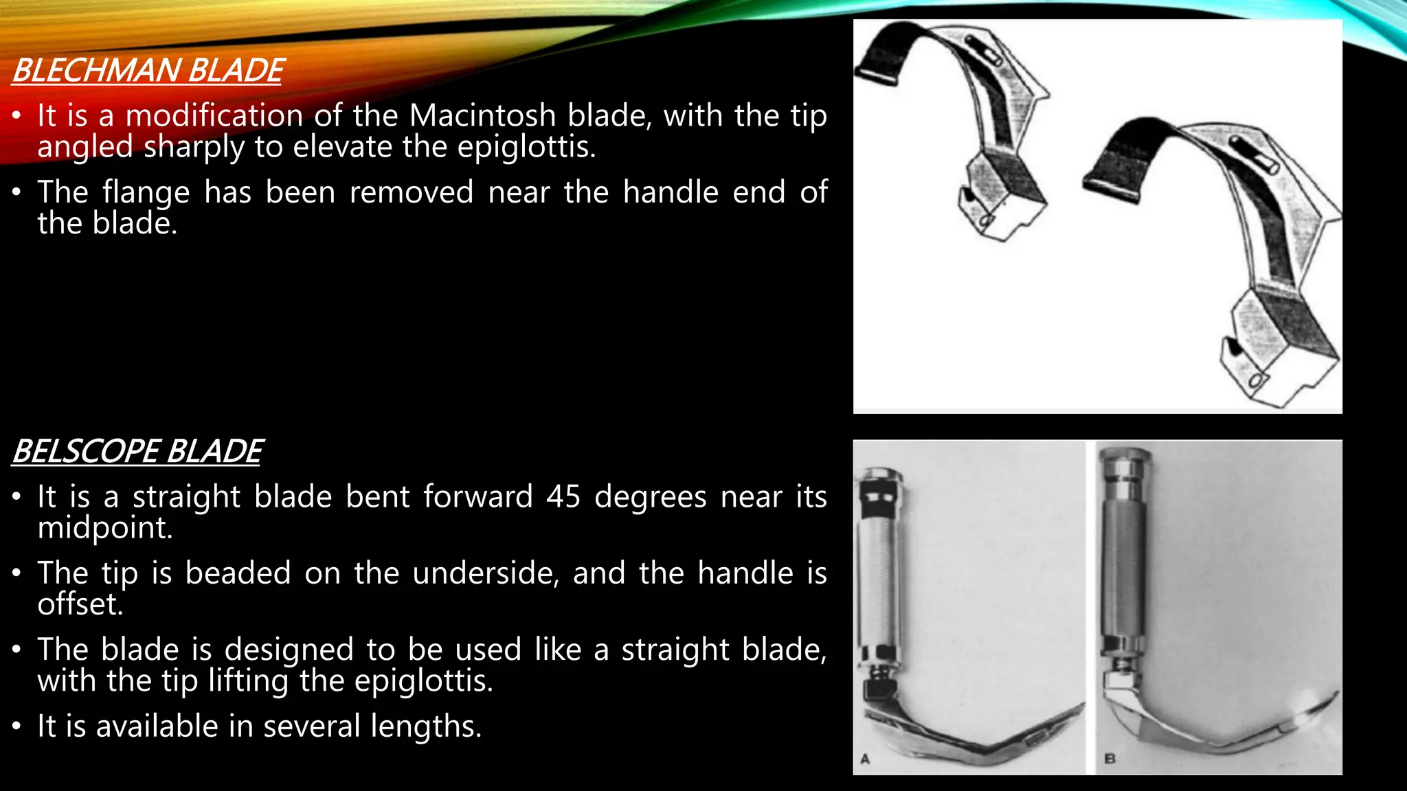 Laryngoscopes and types of laryngoscope and how to use fiberoptic ...
