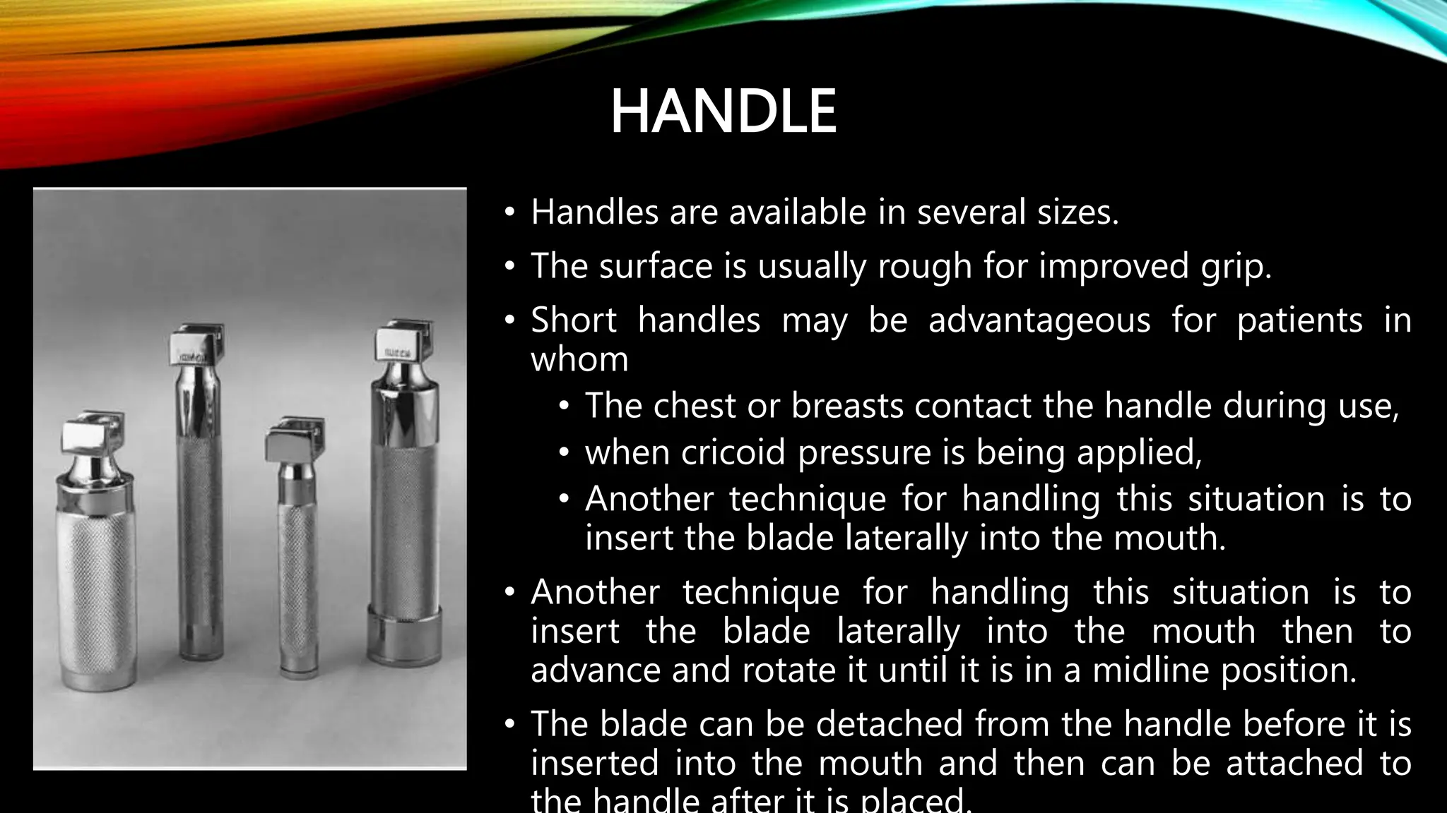 Laryngoscopes and types of laryngoscope and how to use fiberoptic ...