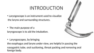 LARYNGOSCOPES(1).pptx 2.pptx its about history of laryngoscope | PPTX